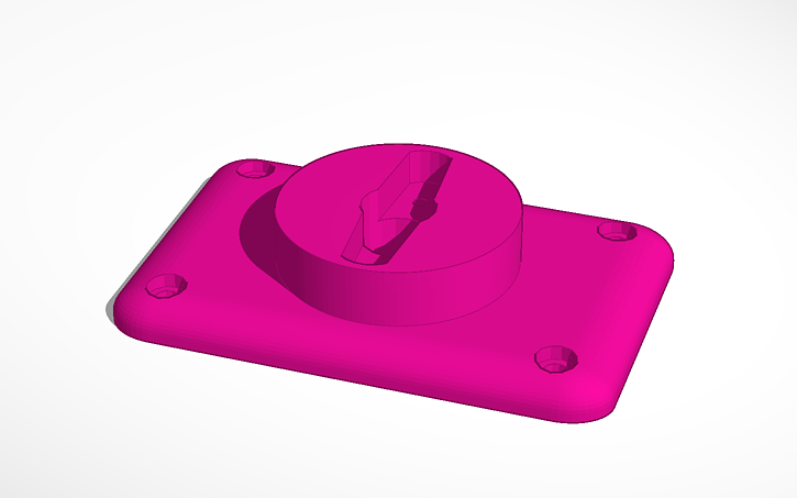 3D design Pan & Tilt Base - Tinkercad