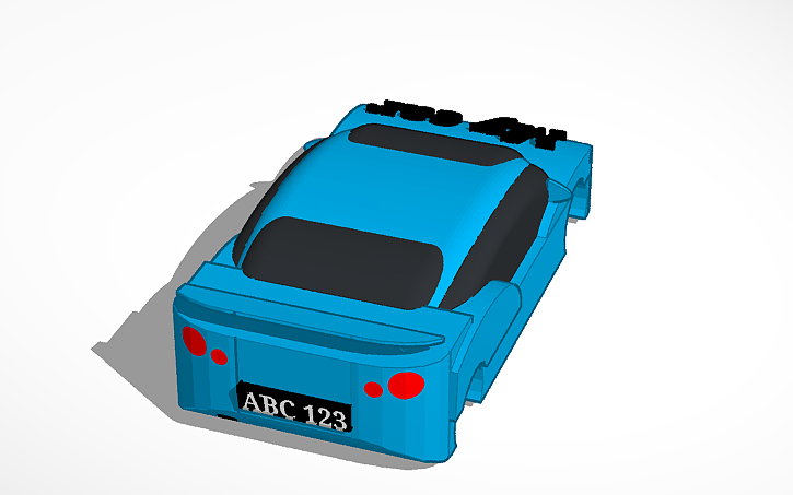 3D design Sport car - Tinkercad