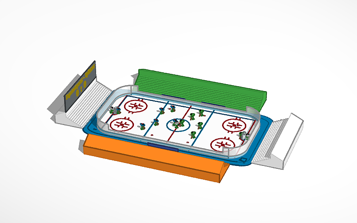 3D design Hockey - Tinkercad