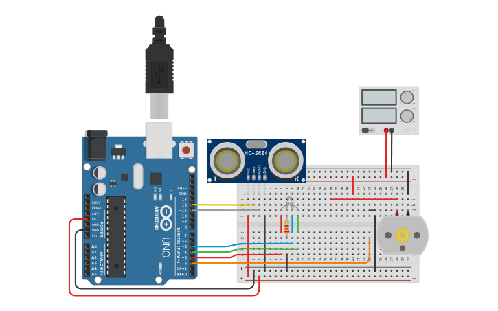 Circuit design Actividad 9 - Tinkercad