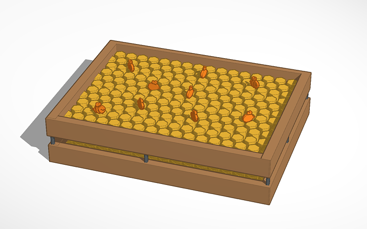 3D design BEEHIVE - Tinkercad