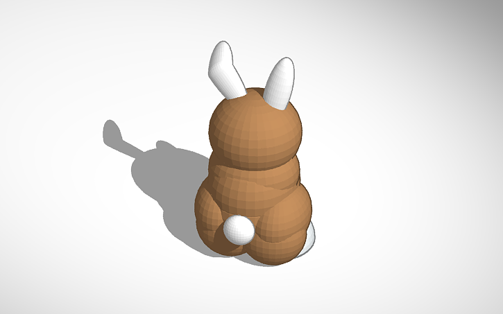 3D design Bunny - Tinkercad