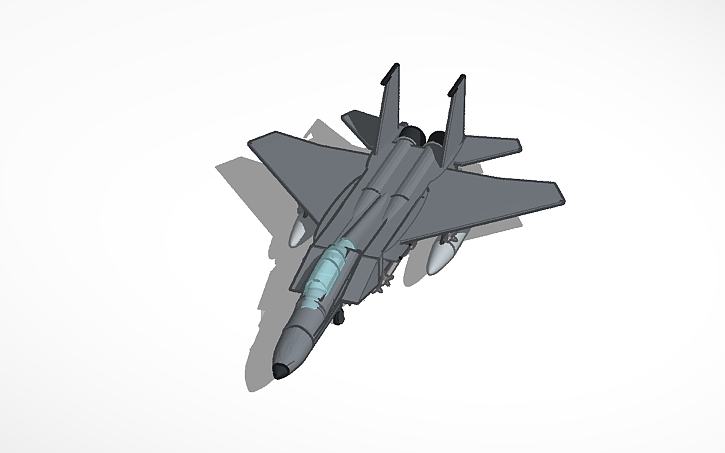 3D design McDonnell Douglas F-15E Strike Eagle | Tinkercad