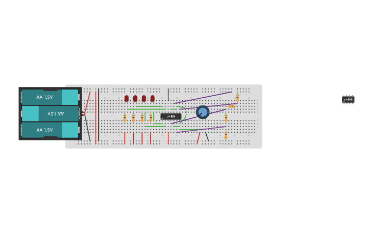 Circuit design Analog to digital converter | Tinkercad