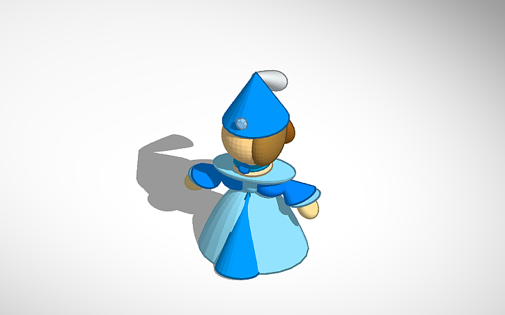 3D design Random Princess from Historical Times | Tinkercad