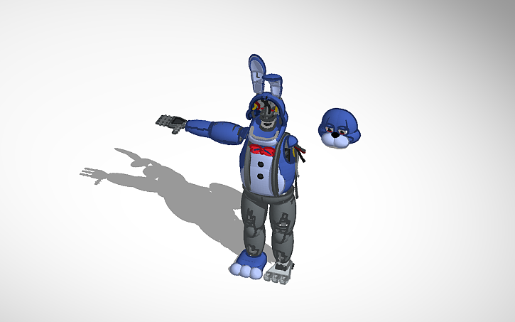 3D design withered showbiz bonnie - Tinkercad