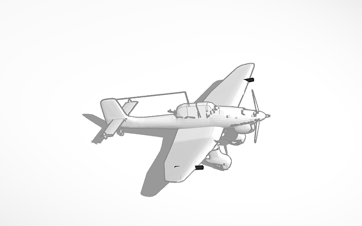 3D design all`s WW2 plane | Tinkercad