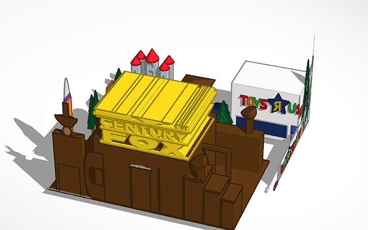3D design 20th century fox - Tinkercad