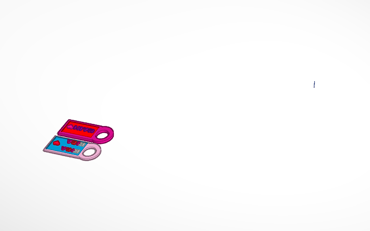 3D design My Key Tag Brandon Tang ,#2-1 - Tinkercad