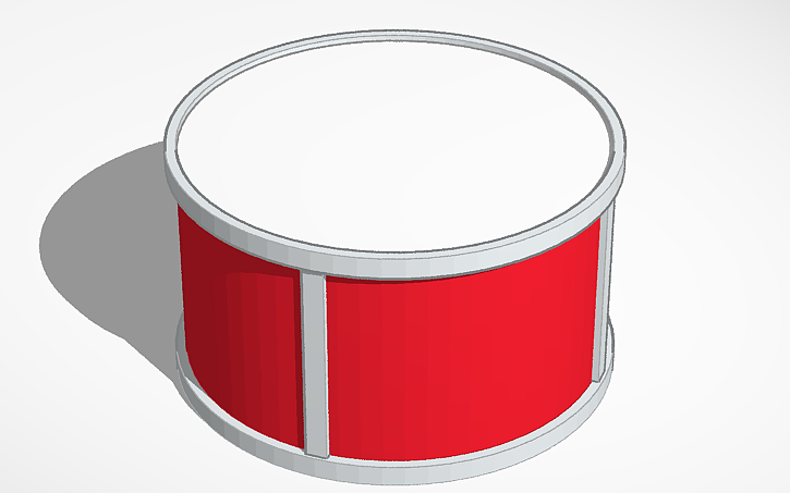 3D design Tambor - Tinkercad