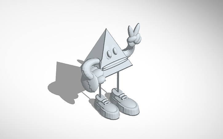 3D design Dancing triangle - Tinkercad