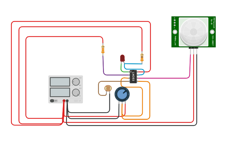 Circuit design Quiz 31-07-20 LM393 | Tinkercad