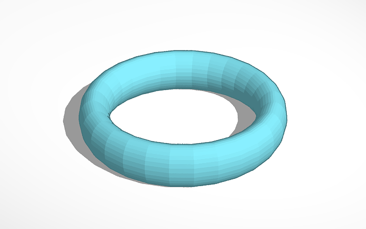 3D design ring - Tinkercad