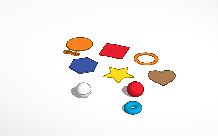 3D design Shapes - Tinkercad
