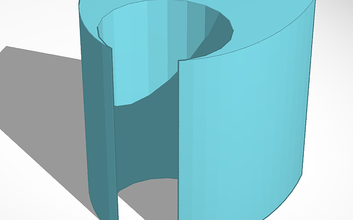 3D design Wall BIC Pen Holder - Tinkercad