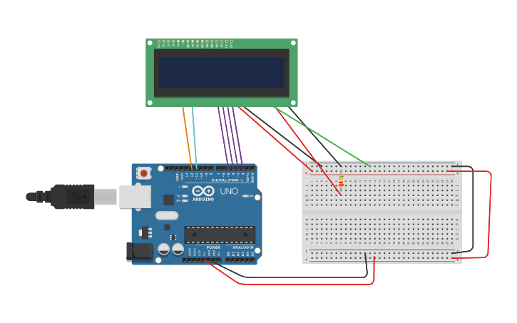 Circuit design led display - Tinkercad