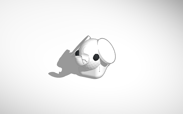 3D design elephant - Tinkercad