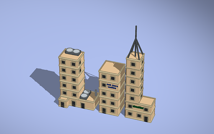 3D design Some Towers - Tinkercad