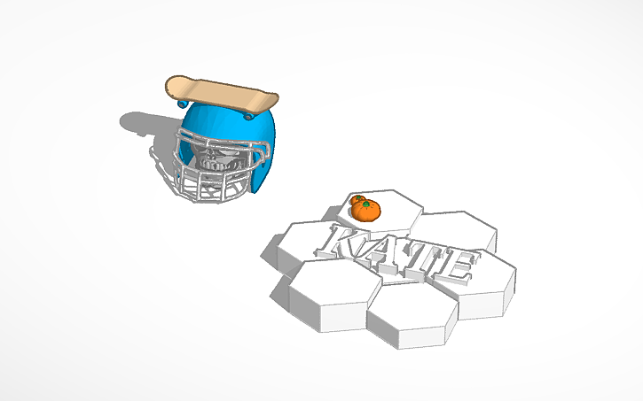 3D design HELLO- Kate | Tinkercad