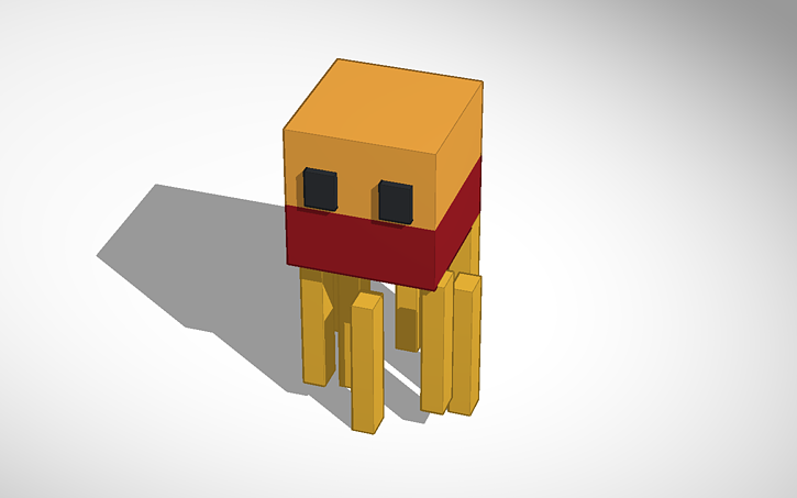 3D design blaze - Minecraft - original | Tinkercad