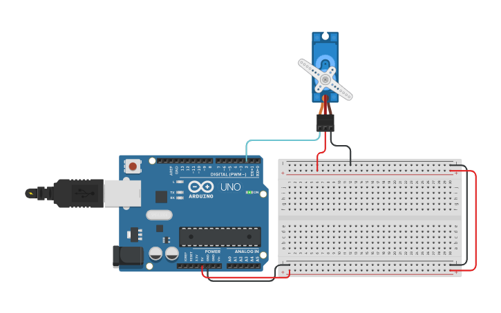 Circuit design SERVO MOTOR!!!!!!!! - Tinkercad