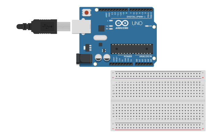 Circuit design 2.2.2.5 LAB Blinking an LED using RedBoard and Arduino IDE | Tinkercad