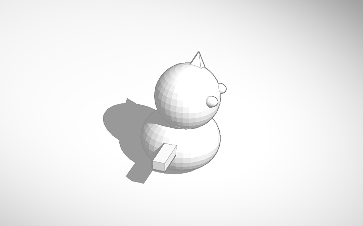 3D design SnoMann | Tinkercad