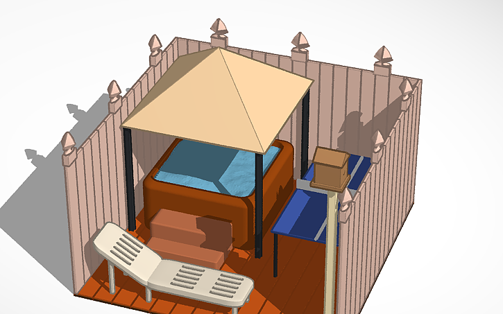 3D design My Backyard - Tinkercad