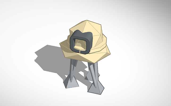 3D design Lunar Lander - Tinkercad