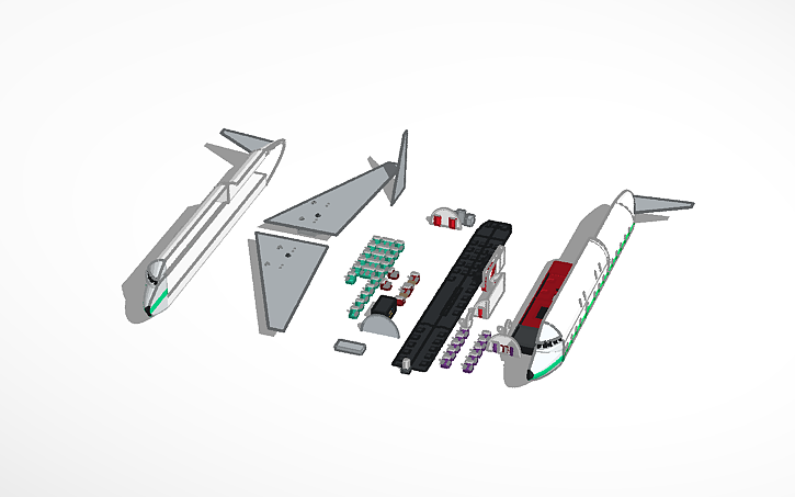 3D design lifeboat airlines flight 27b model kit - Tinkercad