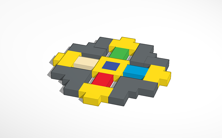 3D design Minecraft story mode Gabriel's Amulet | Tinkercad