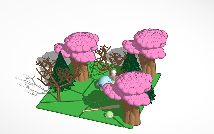 3D design kawii entry for cute bunny - Tinkercad