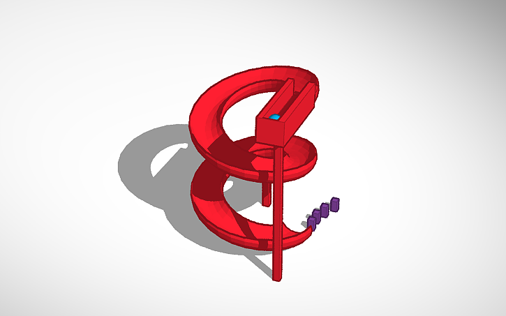 3D design Spiral Slide - Tinkercad