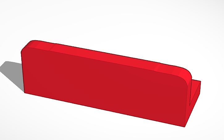 3D design Sliding door guide - Tinkercad