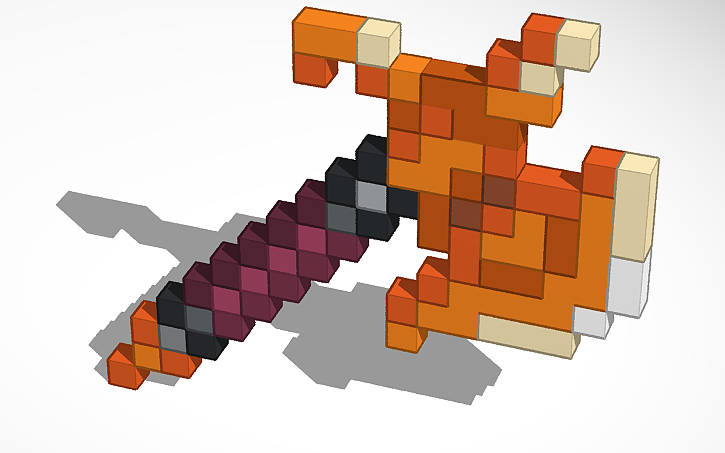 3D design Firebrand - Minecraft Dungeons | Tinkercad