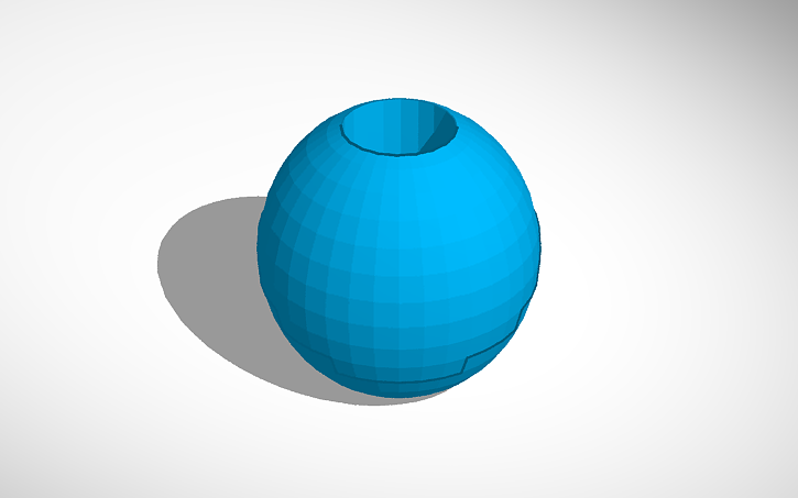 3D design Sphere - Tinkercad