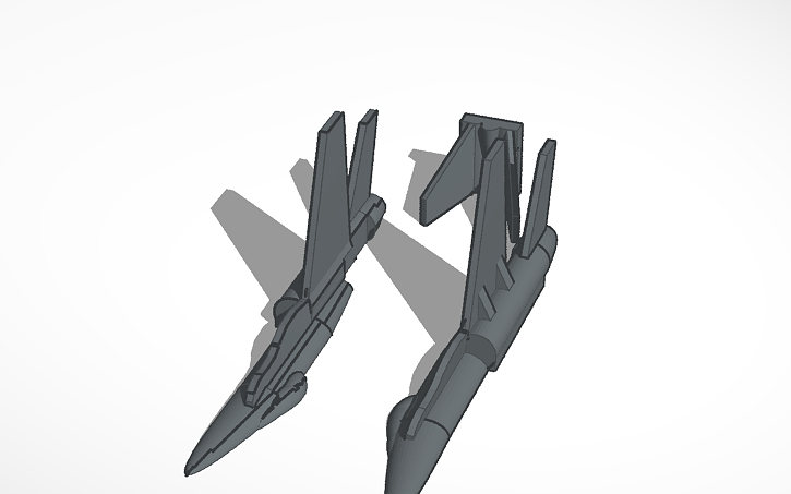 3D design F-18 Grun Squadron - Tinkercad
