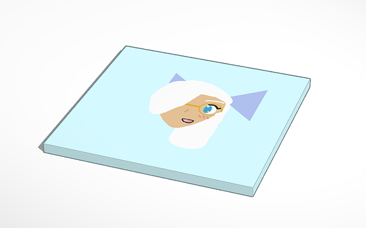 3D design Just a head | Tinkercad