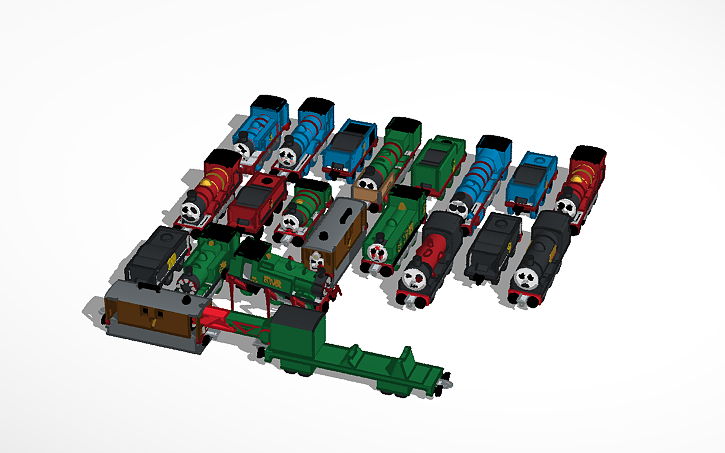 3D design Sodor Fallout Pack 1 - Tinkercad