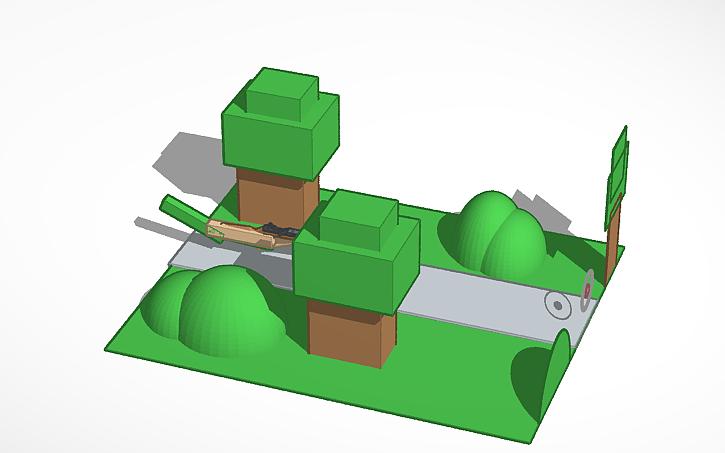 3D design guy holding a gun (viewmodel) - Tinkercad