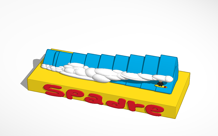 3D design Wave - Tinkercad