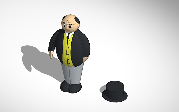 3D design Copy of The Fat Controller - Tinkercad