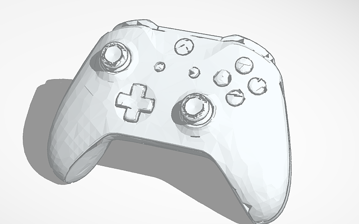 3D design xbox x controler - Tinkercad