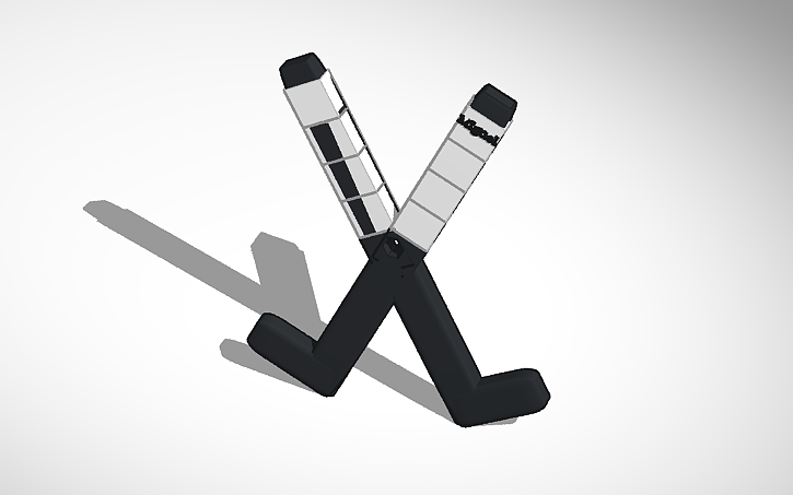 3D design hocky stick - Tinkercad