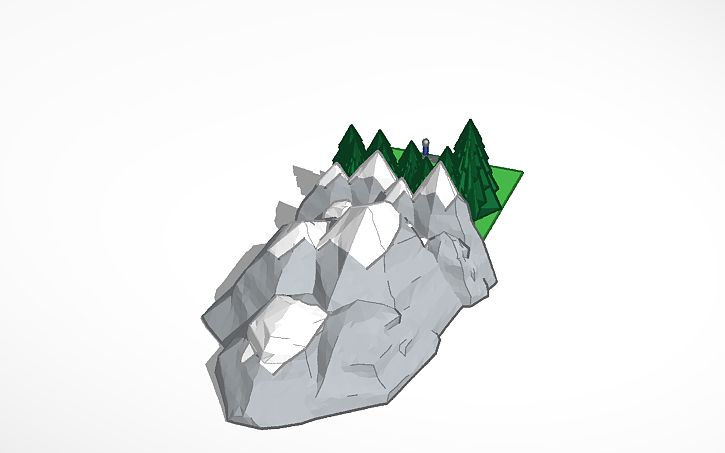 3D design sowrd in the stone - Tinkercad