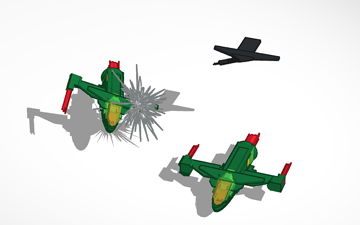 3D design spaceship | Tinkercad