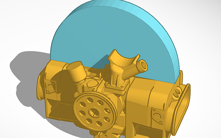 3D design VW engine - Tinkercad