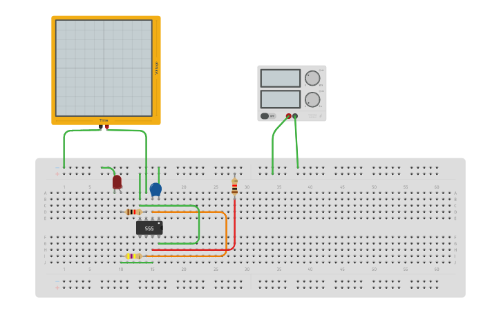 Circuit Design Copy Of Led Blink 555 Timer Tinkercad