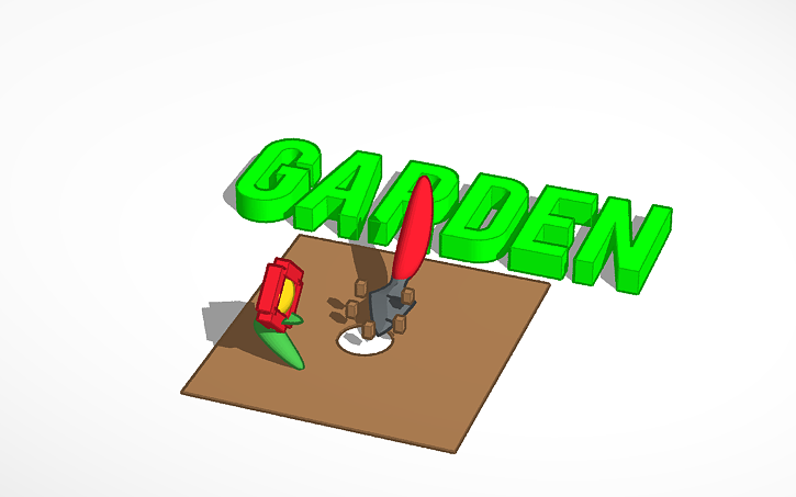 3D design Garden | Tinkercad