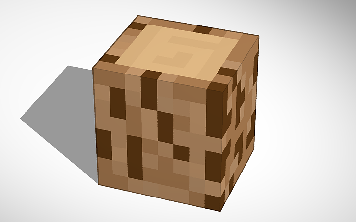 3D design Minecraft Wood Log | Tinkercad